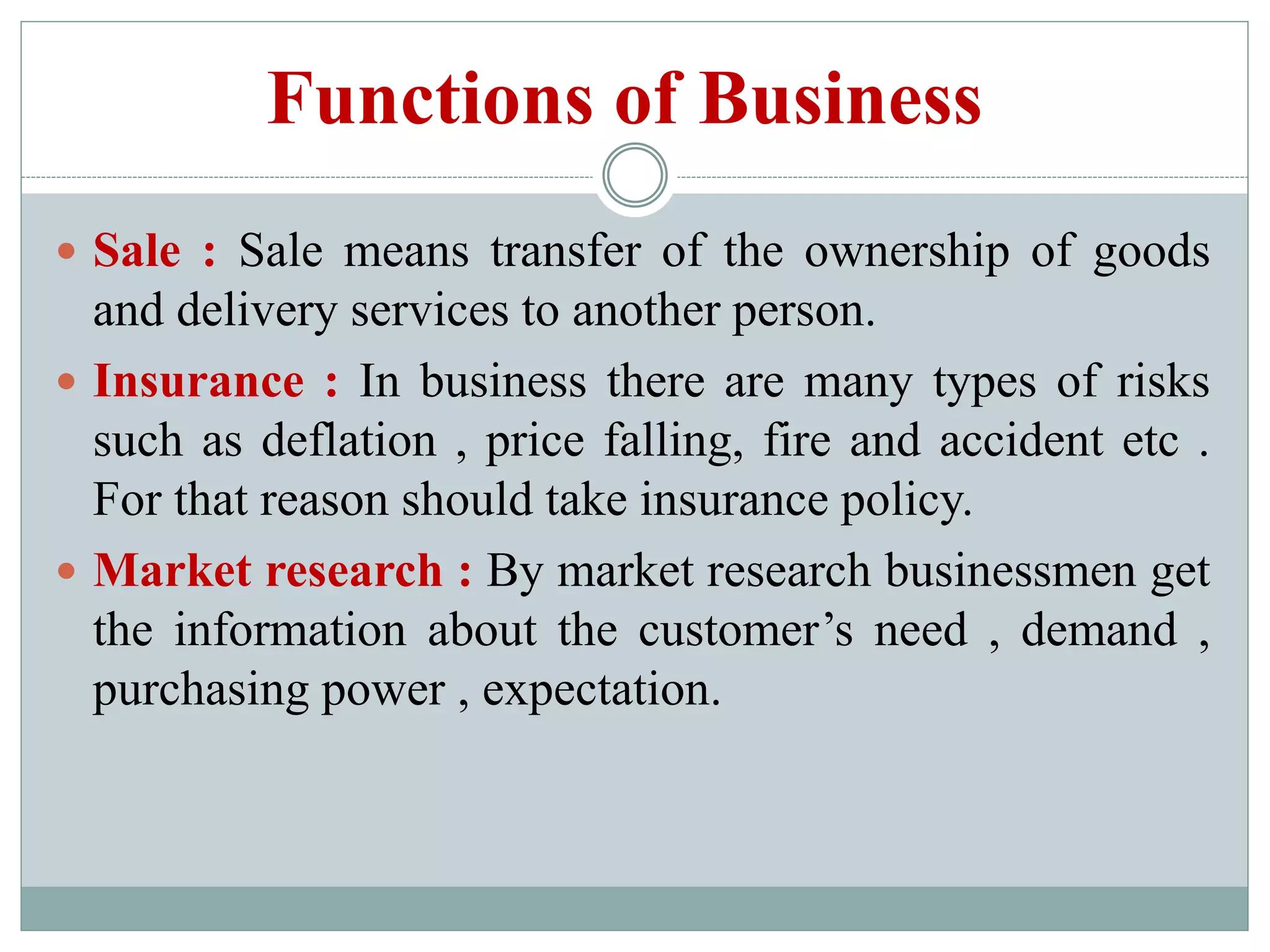 Basic concept of business | PPTX