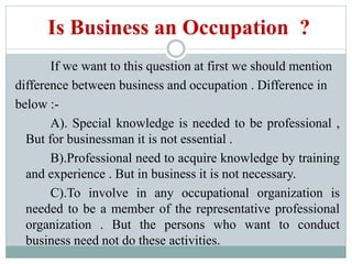 Basic concept of business | PPTX