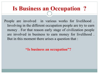 Basic concept of business | PPTX