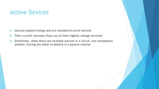 Lecture 1 Basics of Electric Circuits | PDF