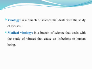 Basic virology viruses their structure and types | PPTX