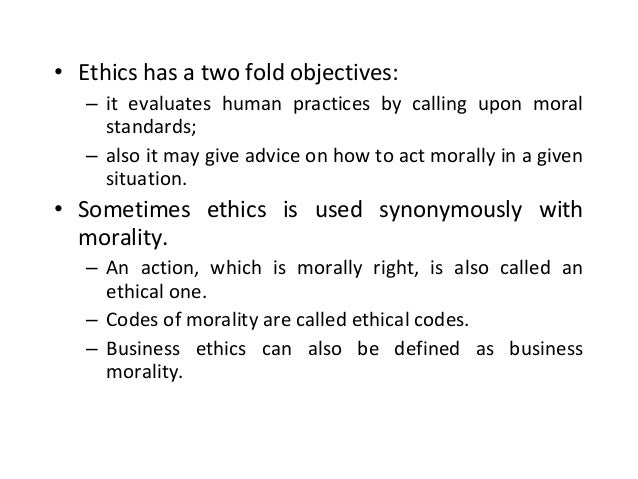 Lecture 1 b ethics