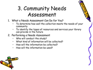 Lecture 1c: Collection Development | PPT