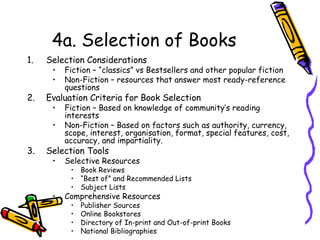 Lecture 1c: Collection Development | PPT