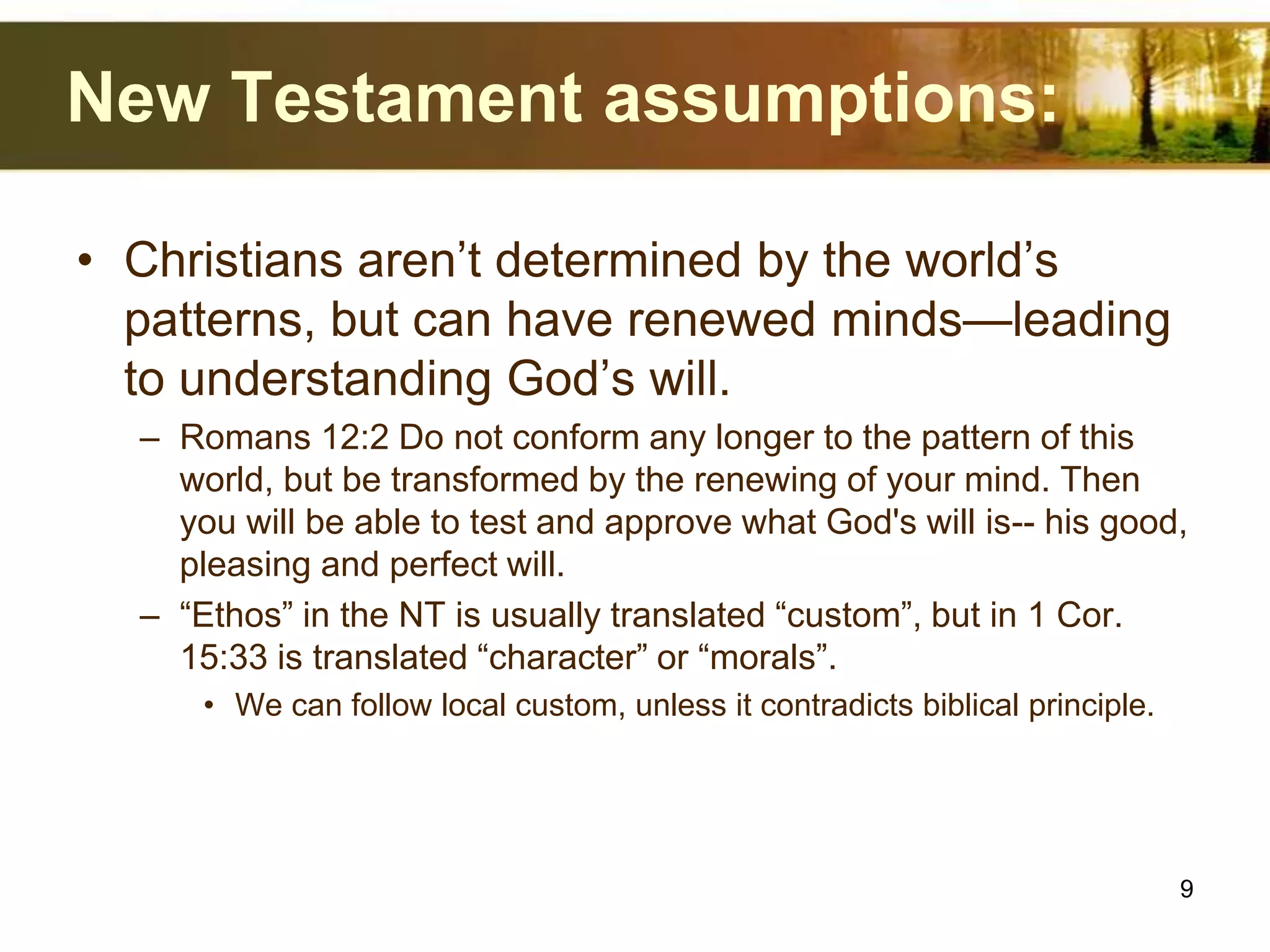 Lecture 1: Christian Ethics | PPT