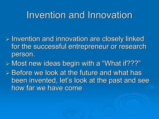 Lecture - 1(Creativity, Inventions & Innovation).ppt | Business ...