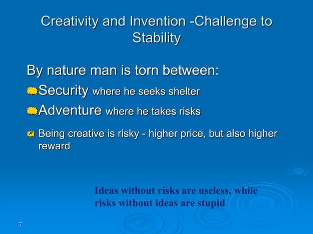 Lecture - 1(Creativity, Inventions & Innovation).ppt | Business ...