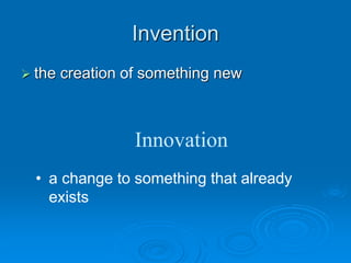 Lecture - 1(Creativity, Inventions & Innovation).ppt