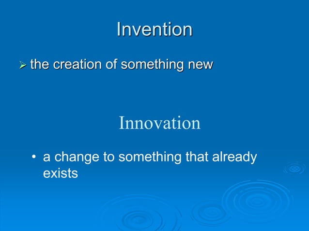 Lecture - 1(Creativity, Inventions & Innovation).ppt | Business ...