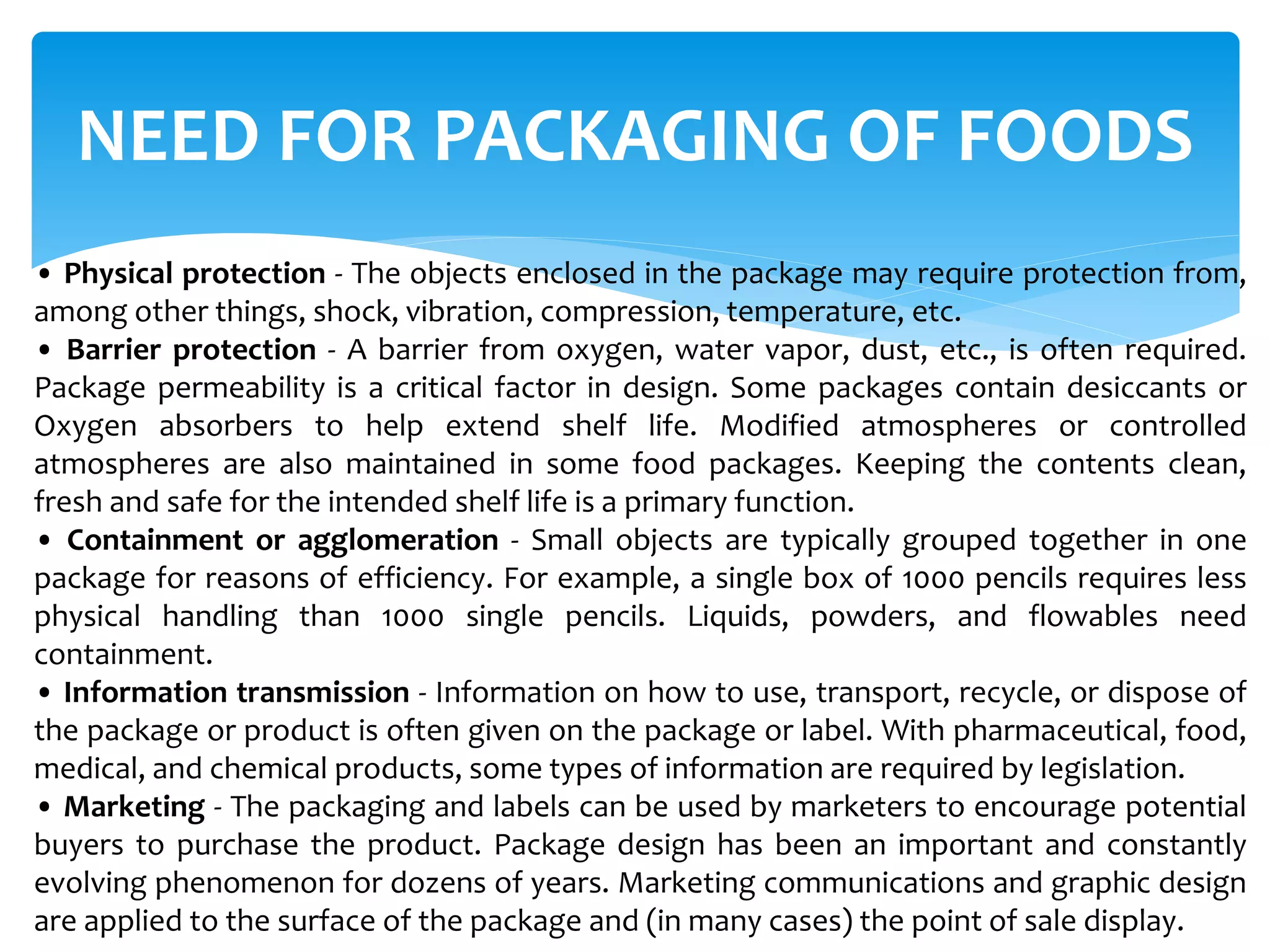 Lecture 1 food packaging introduction dr. pragya mishra | PPTX