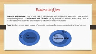 Lecture - 1 introduction to java | PPTX