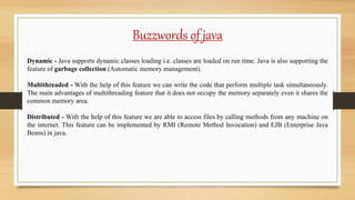 Lecture - 1 introduction to java | PPTX