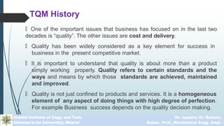 Introduction to Total Quality Management | PDF