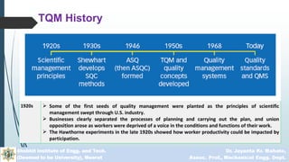 Introduction to Total Quality Management | PPT