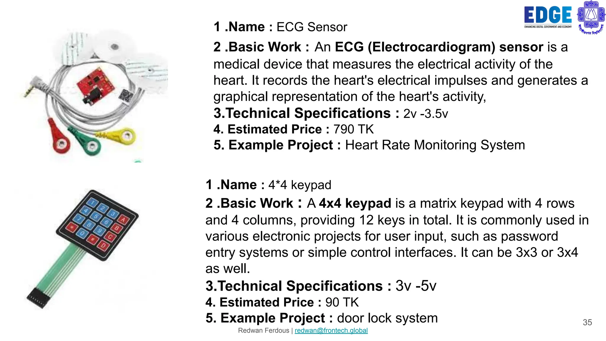 Lecture-1_IoT and Robotics skill Development Program_2024_EDGE_Jahangirnagar University | PPT