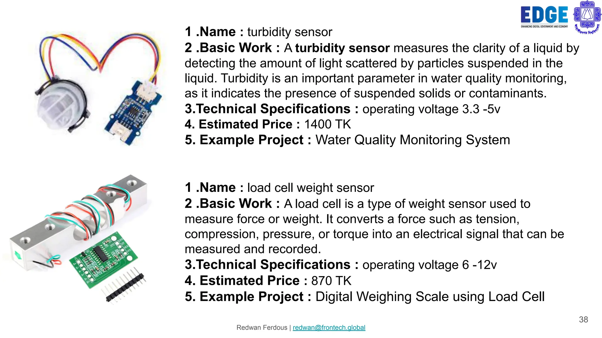 Lecture-1_IoT and Robotics skill Development Program_2024_EDGE_Jahangirnagar University | PPT