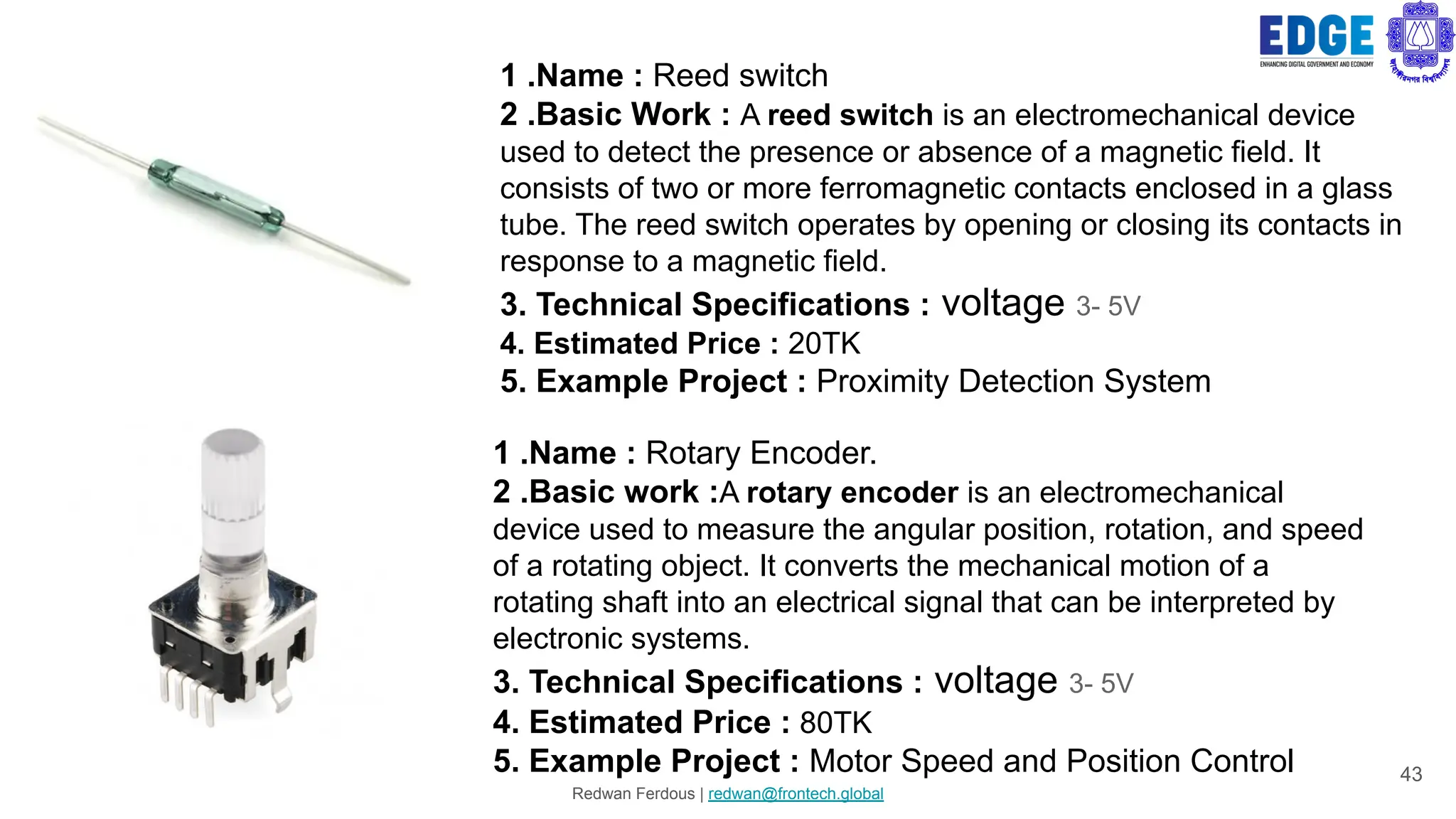 Lecture-1_IoT and Robotics skill Development Program_2024_EDGE_Jahangirnagar University | PPT
