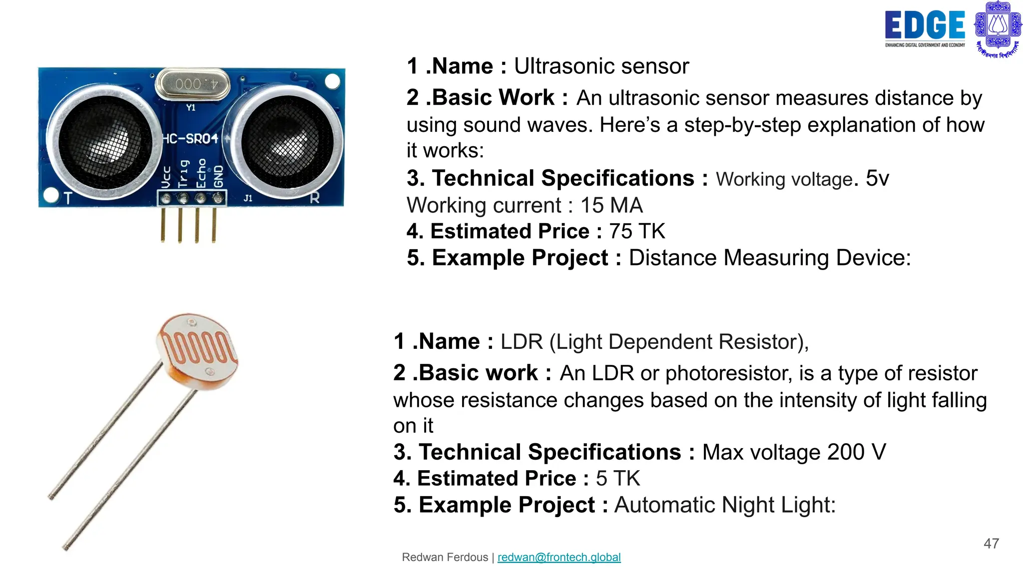 Lecture-1_IoT and Robotics skill Development Program_2024_EDGE_Jahangirnagar University | PPT