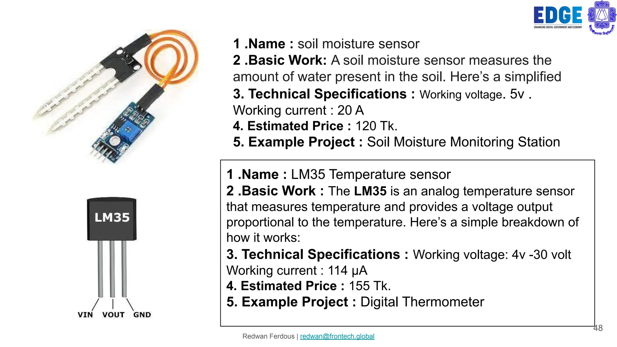 Lecture-1_IoT and Robotics skill Development Program_2024_EDGE_Jahangirnagar University | PPT