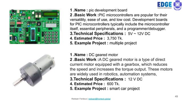 Lecture-1_IoT and Robotics skill Development Program_2024_EDGE_Jahangirnagar University | PPT