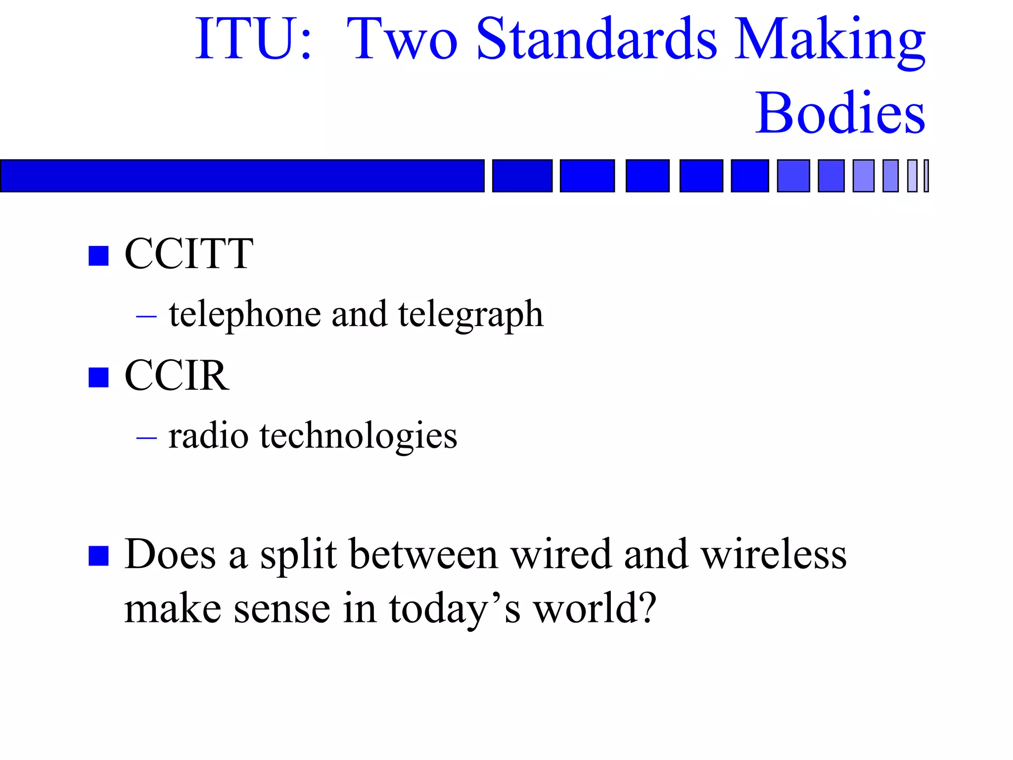 International Telecommunication Union (ITU) | PPT