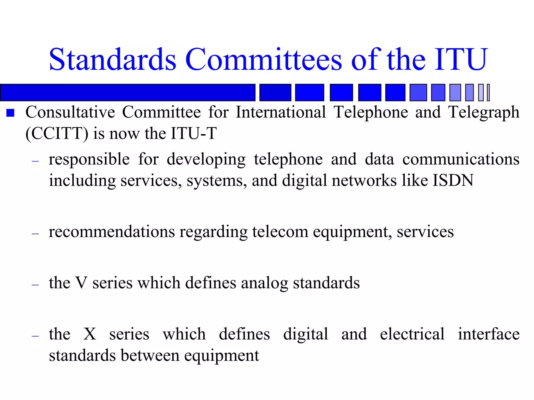 International Telecommunication Union (ITU) | PPT