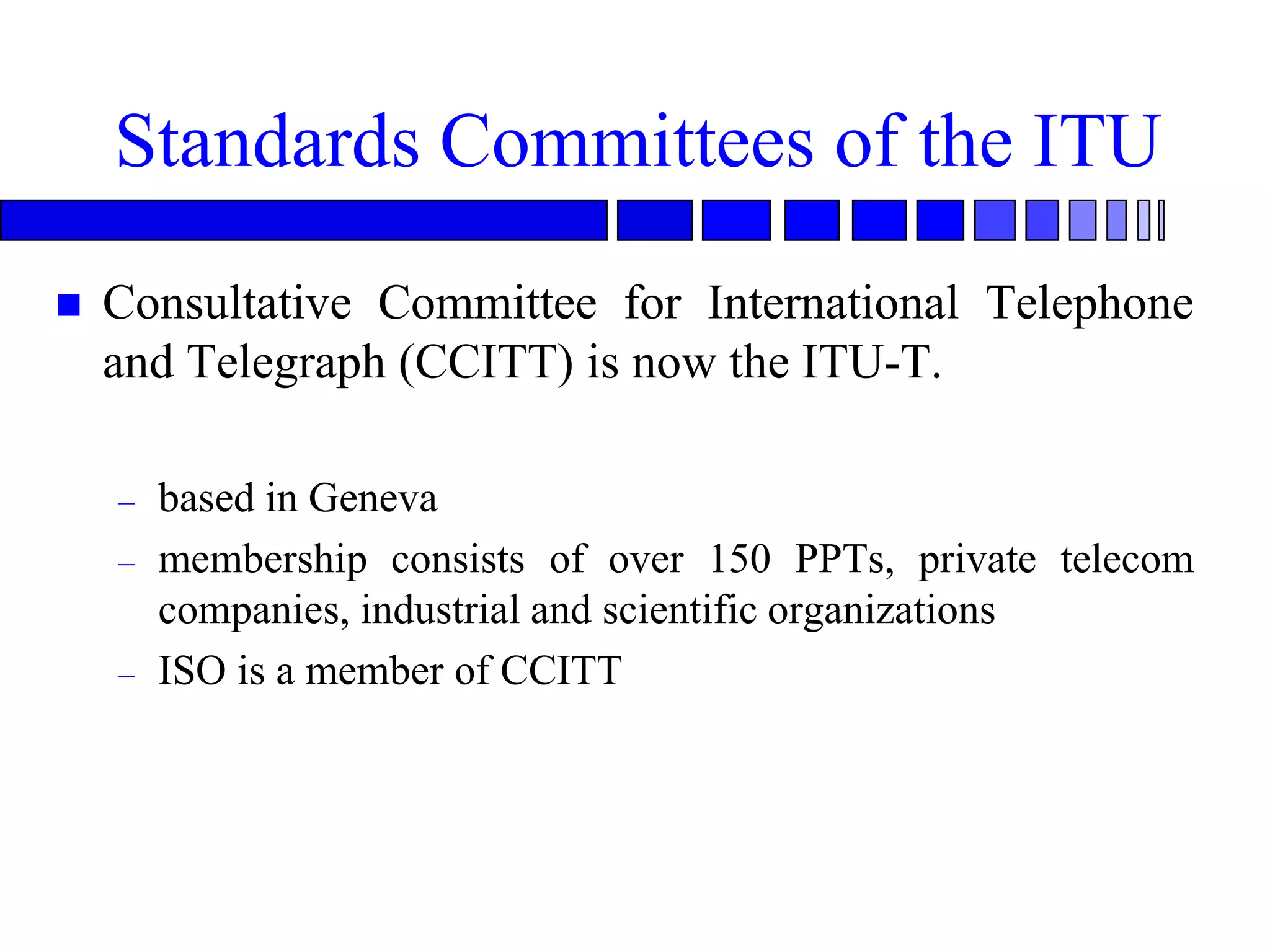 International Telecommunication Union (ITU) | PPT