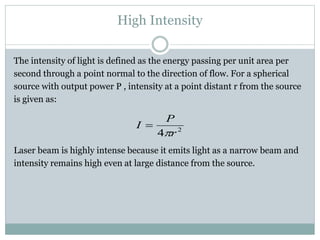 essential Lecture Lasers physics basics | PPT