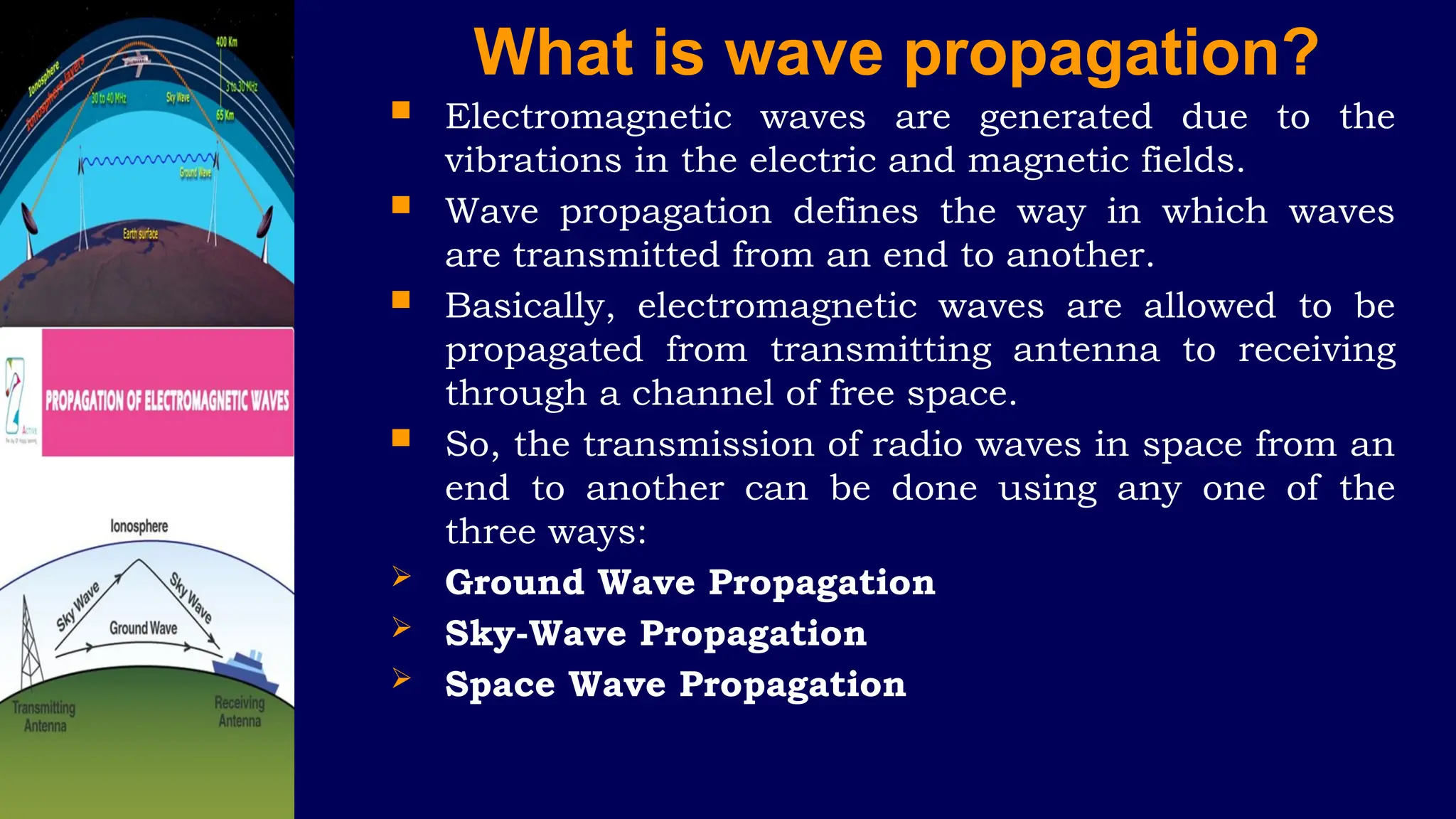 GROUND WAVE PROPAGATION CHARACTERISTICS AND WAVETILT | PPTX