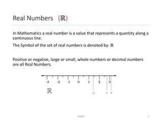 Lecture 1 (numbers and laws of indices) | PPTX