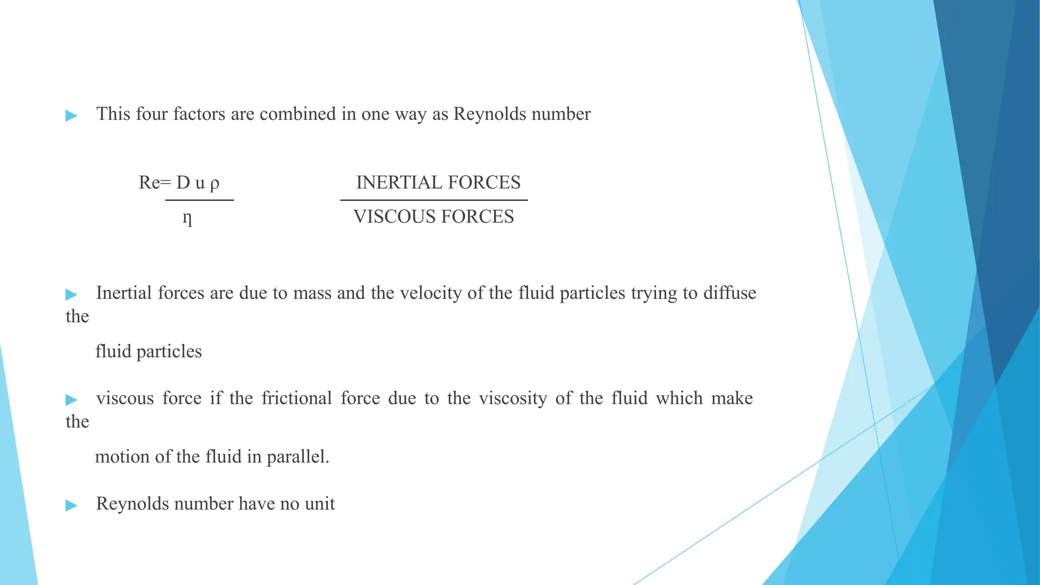 lecture-1 Flow of Fluids Types of manometers, Reynolds number and its ...