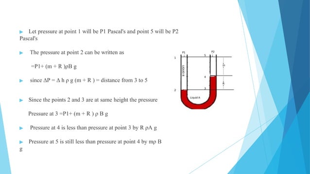 lecture-1 Flow of Fluids Types of manometers, Reynolds number and its ...