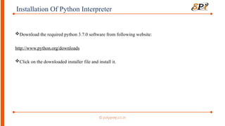 university notes Lecture - 1 (Python) E-Notes.pptx