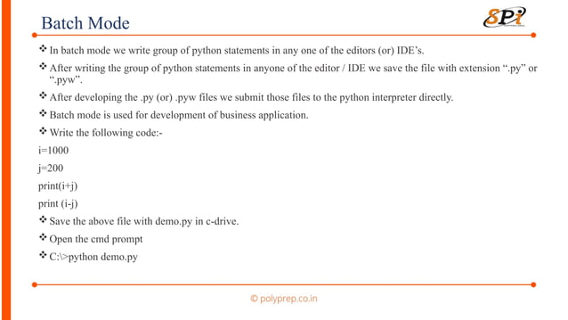 university notes Lecture - 1 (Python) E-Notes.pptx