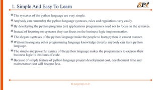 Python learning notes for freshers and also beginners. | PPTX