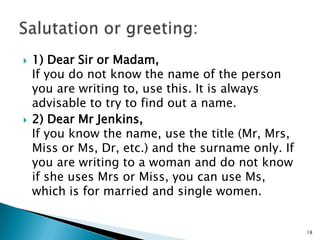 Lecture 1 the letter | PPTX