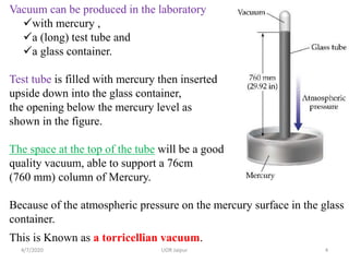 Lecture 1 (vacuum technology) | PPTX