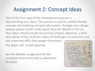 Game Modding Lecture 2 | PPTX