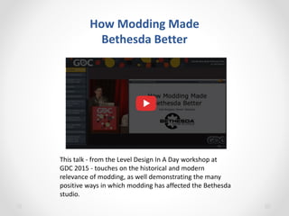 Game Modding Lecture 2 | PPTX