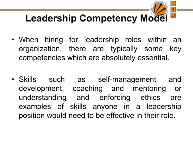 Competency Model Development | PPTX