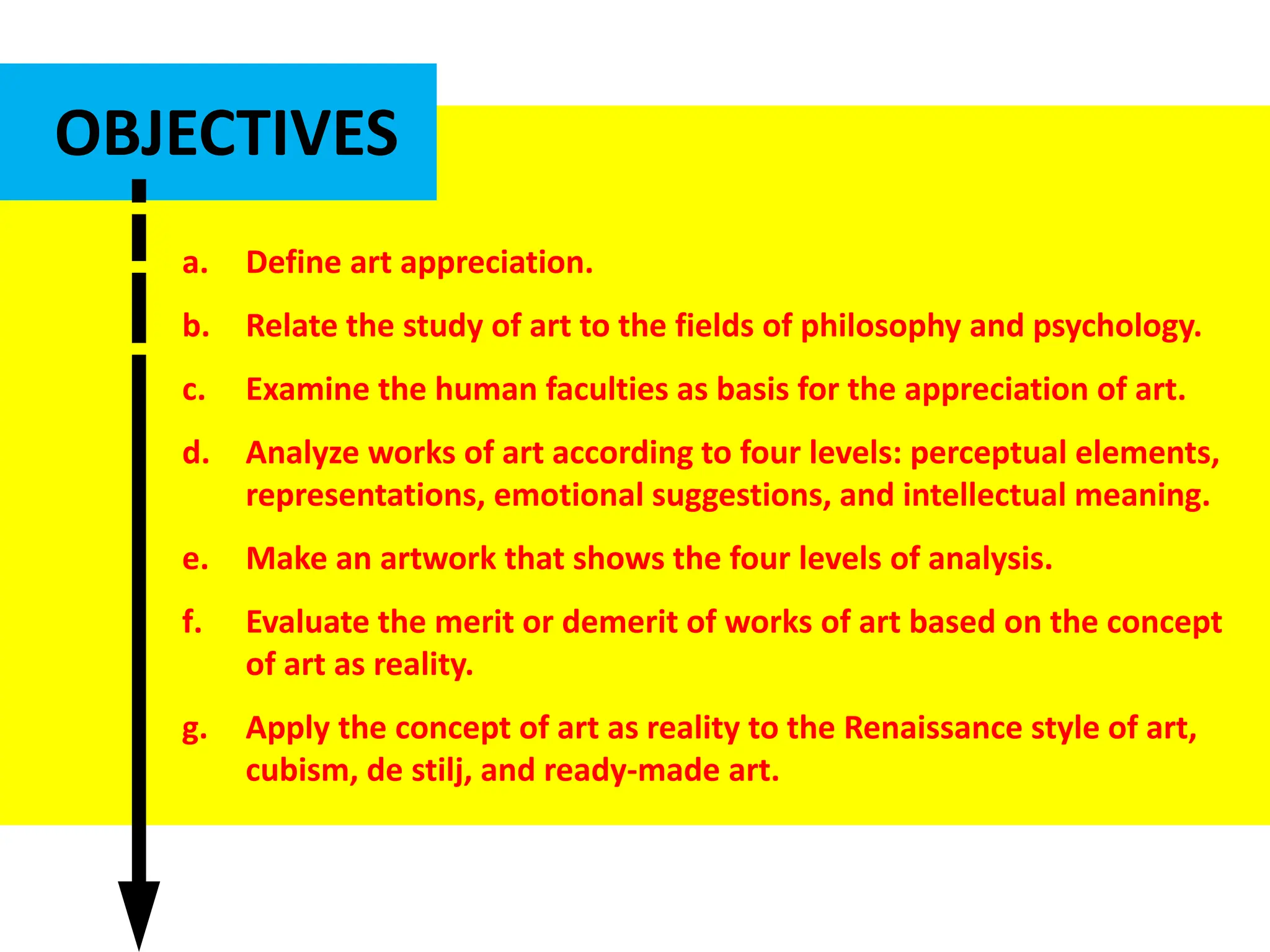 Lecture-2: Art Appreciation and Human Faculties | PDF