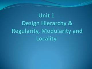 lecture notes on introduction to vlsi class | PDF