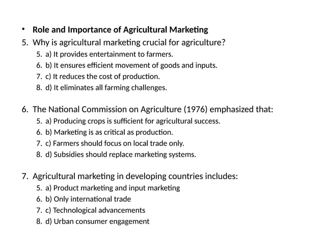 market and marketing, input output marketing | PPTX