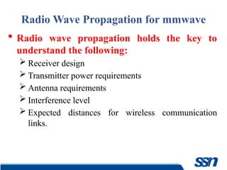 radio wave propagation characteristics of millimeter wave.pptx