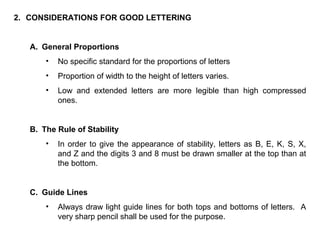 Engineering Drawning & Graphics-Introduction-lettering and dimension ...