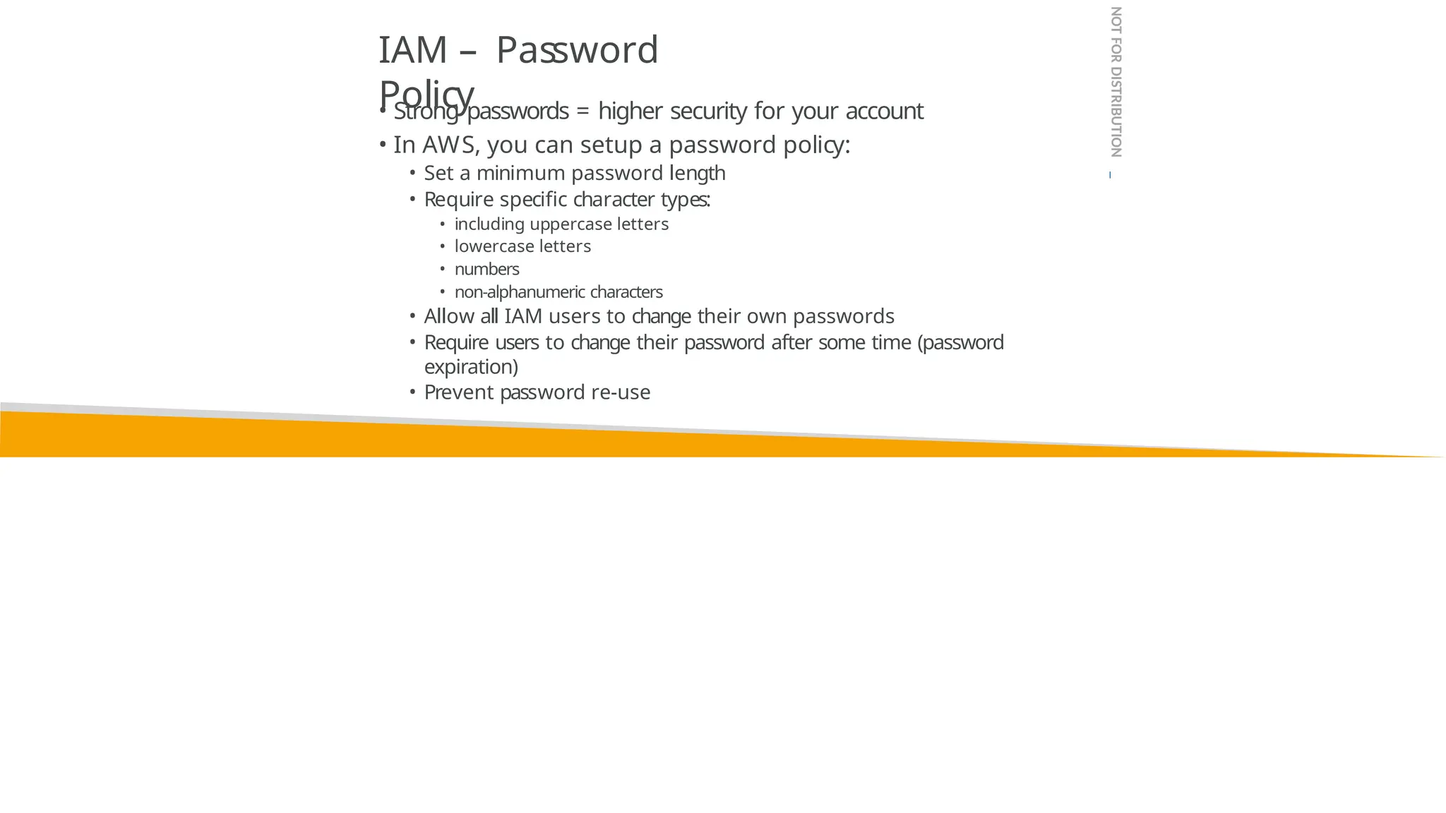 AWS IAM user management system presentation | PPTX