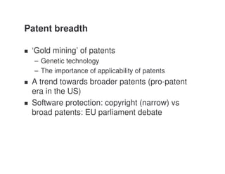 Lecture 2 - Intellectual property rights: the role of patents in ...