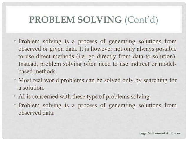 Lecture - 2 - Problem Solving.pptx bbbbbb | PPT