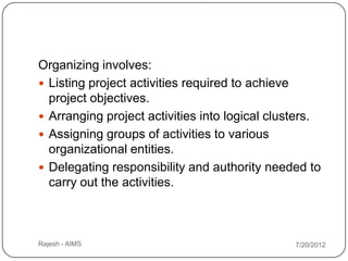 Lecture 2-project organization | PPTX
