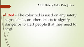 Lecture-2-Safety-Colors it contains warnings | PPTX